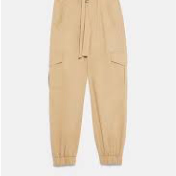 Zara | Pants & Jumpsuits | Zara Cargo Pants With Belt | Poshmark
